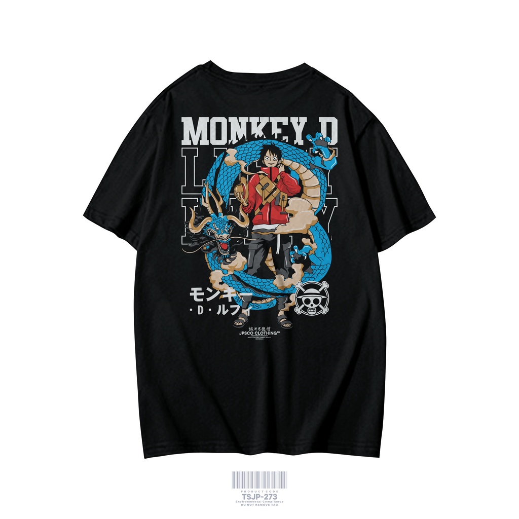 Jual Kaos Anime One Piece Monkey The Luffy Ryujin | Shopee Indonesia