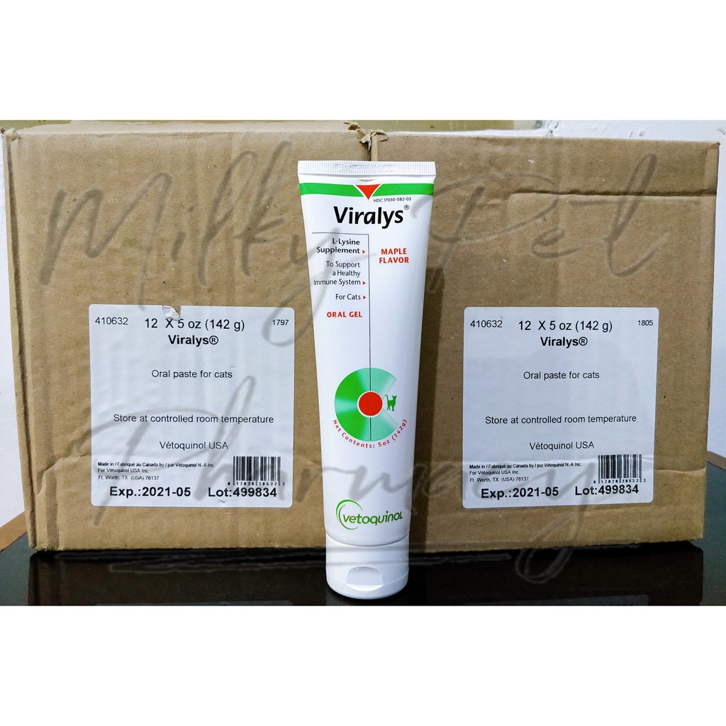 Jual VIRALYS L-LYSINE ORAL GEL FOR CATS 142G | Shopee Indonesia