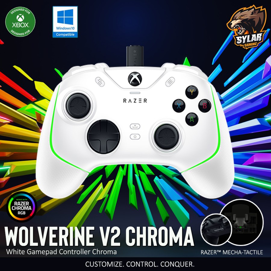 Jual Razer Wolverine V2 Chroma White Gaming Gamepad / Joystick / Stick ...