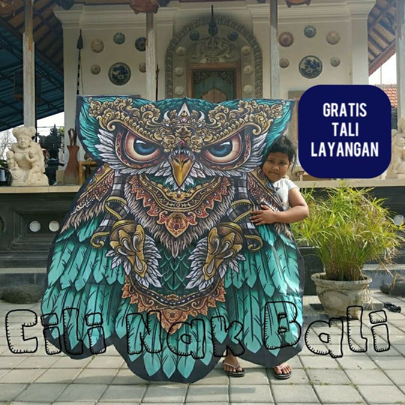 Jual Layangan Celepuk Bali Burung Hantu Print 1,4meter Indonesia|Shopee ...
