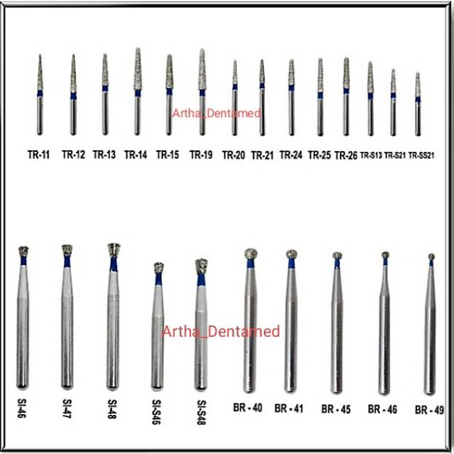 Jual DIAMOND BUR DENTAL HIGH SPEED STRIP BIRU 1 Pcs Indonesia|Shopee ...