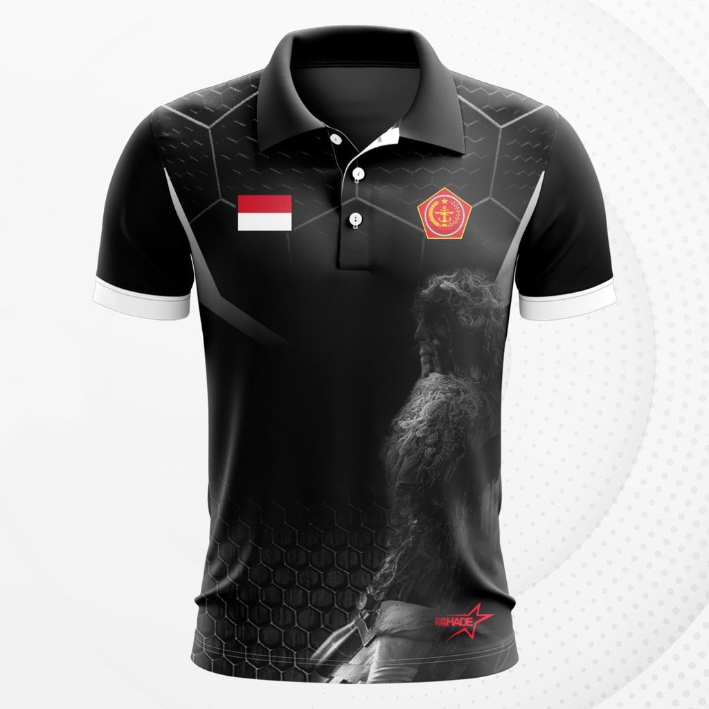 Jual Tshirt Baju Kaos Polo Motif TNI AD Fullprinting Customhade Tipe ...