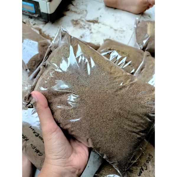 Jual serbuk bubur hitam kayu gaharu ramen batu kemasan 500 gram ...