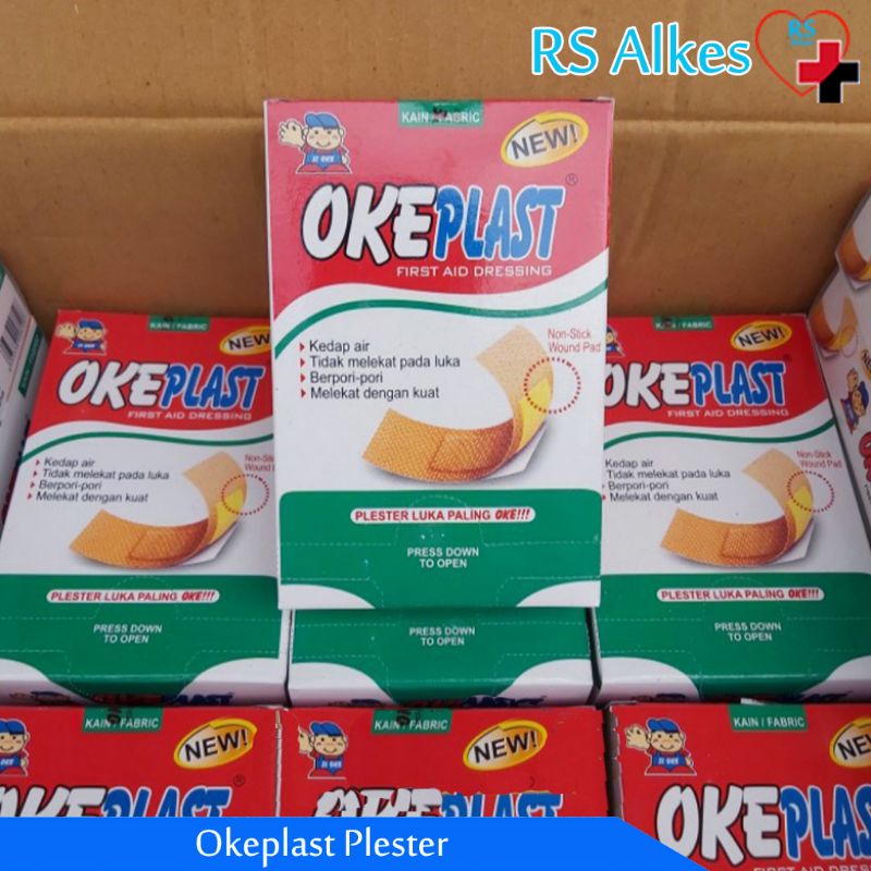 Jual Okeplast Oke Plast Plester Luka Plester Medis | Shopee Indonesia