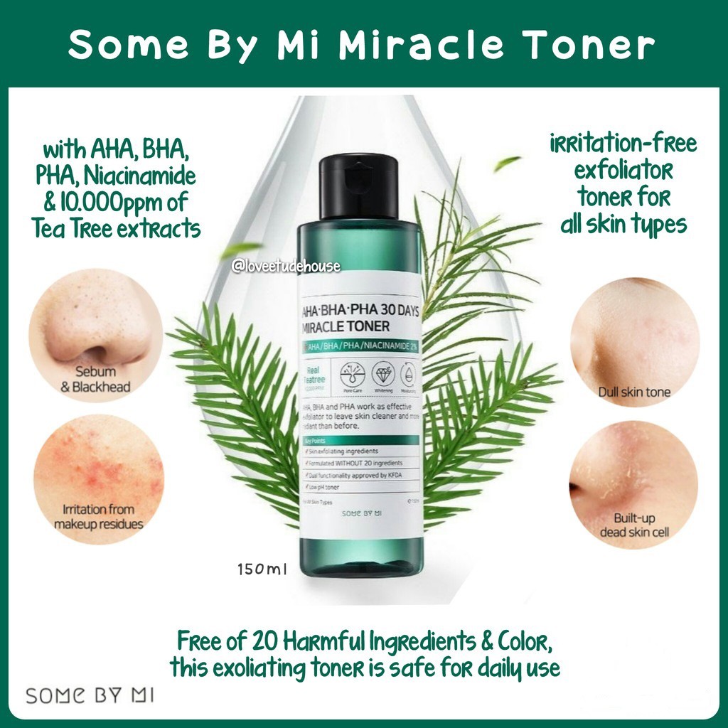 Somebymi AHA BHA PHA 30 Days Miracle Toner 150mL Some By Mi Some by Me ...