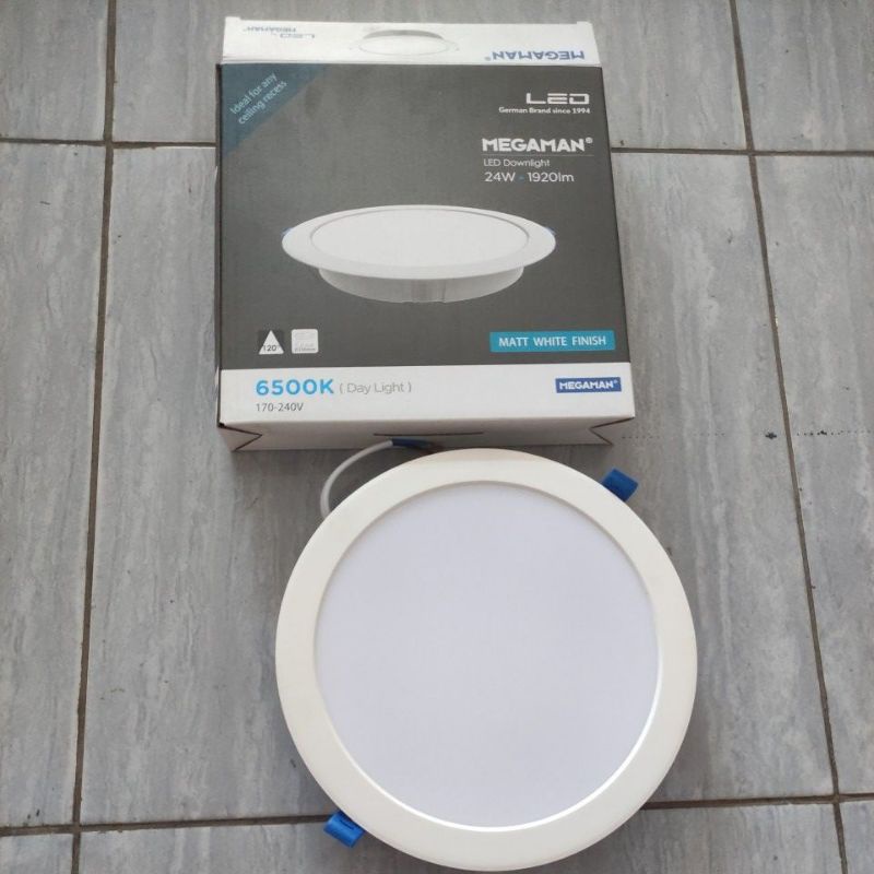 Jual Lampu Downlight Led Panel Megaman 24 watt MQTL 1119 6500K (cahaya putih) | Shopee Indonesia
