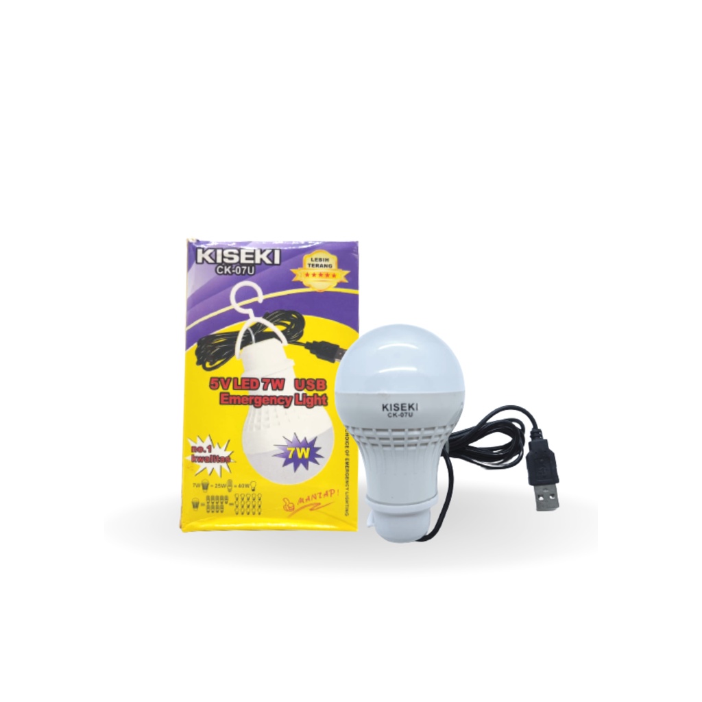 Jual Kiseki Lampu Dc Usb Ck-07U 5Volt Led 7Watt Emergency Light | Shopee Indonesia