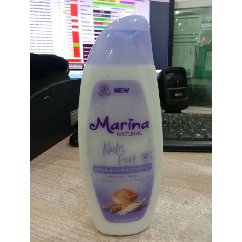 Jual MARINA HAND & BODY LOTION NUTRI FTESH (UNGU) | Shopee Indonesia