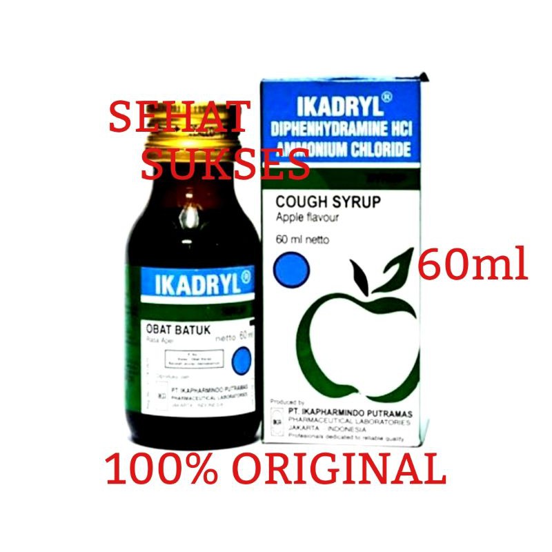 Jual Ikadryl Sirup Rasa Apel 60ml - Obat Batuk | Shopee Indonesia