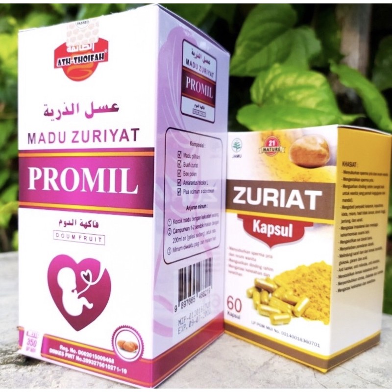 Jual PAKET PROMIL ZURIYAT MADU + kapsul | Shopee Indonesia