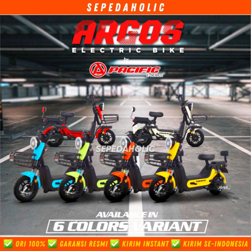 Jual Sepeda Listrik PACIFIC ARGOS Electric E Bike 500 Watt | Shopee ...