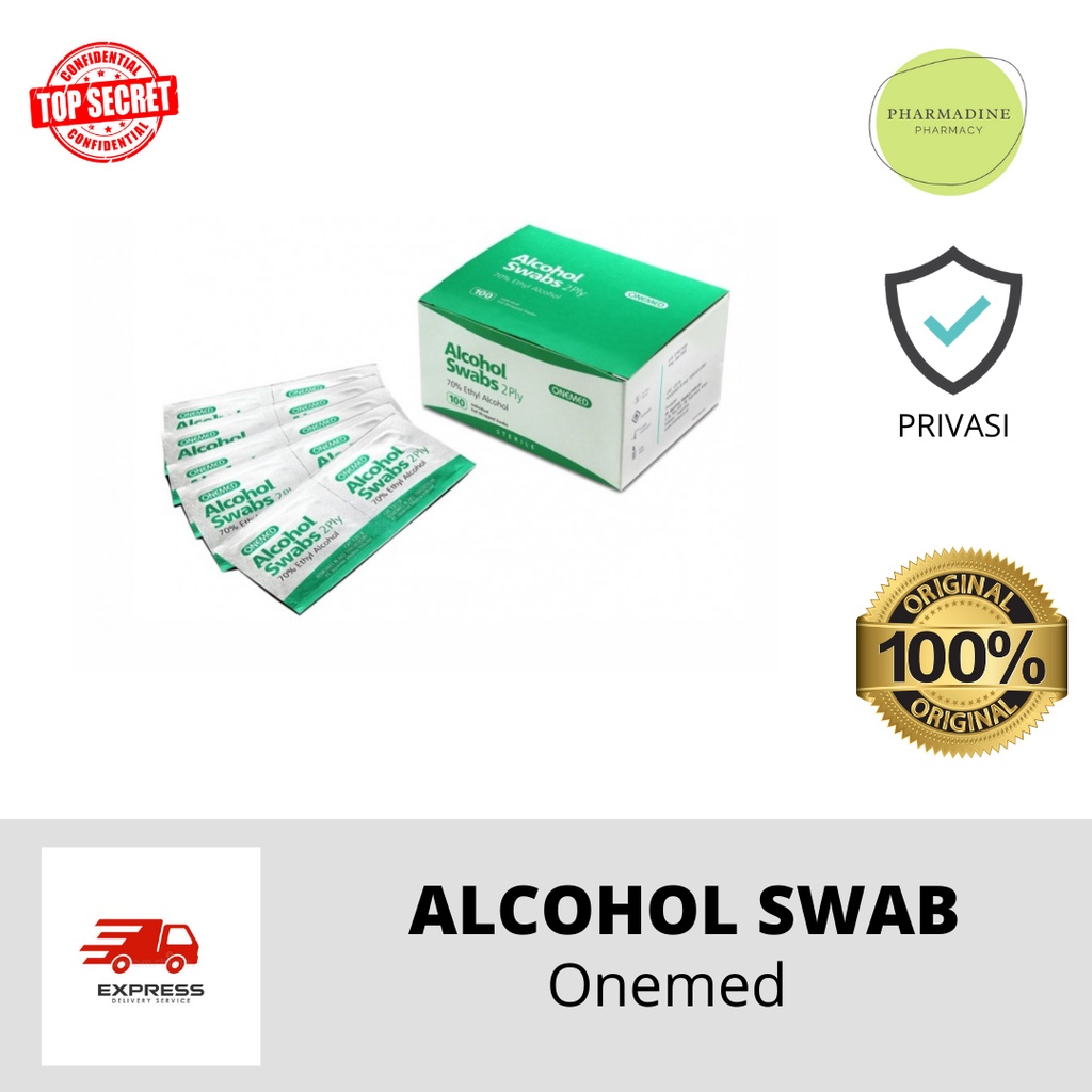 Jual Alkohol Swab Alcohol Swab Onemed | Shopee Indonesia