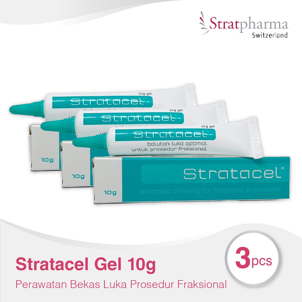 Jual Stratacel Gel Pembalut Luka Tingkat Lanjut - 10gr (3 packs ...