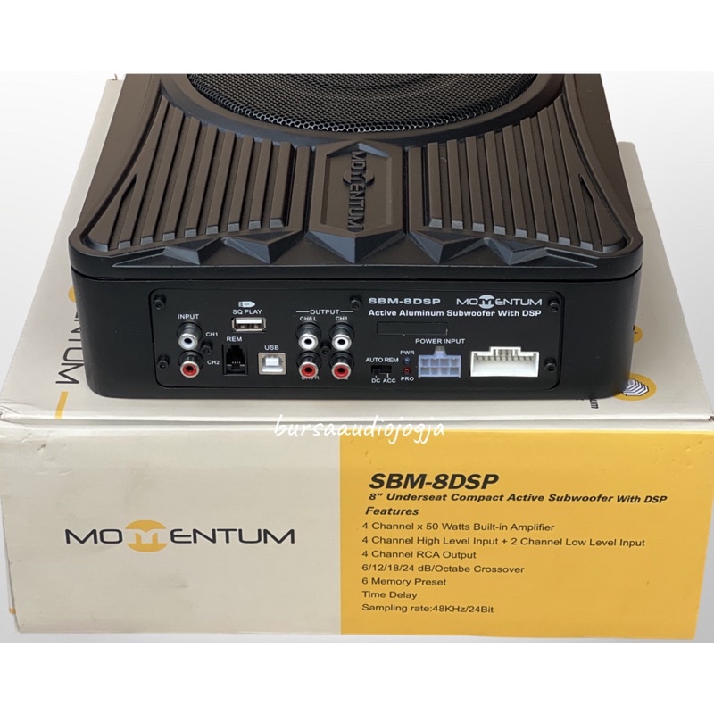 Jual Subwoofer Kolong aktif Momentum SBM-8 DSP Underseat Active ...