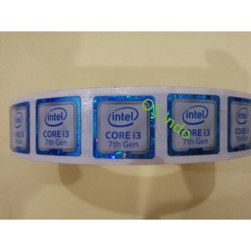 Jual Stiker Logo Core i3 7th Gen Original | Shopee Indonesia