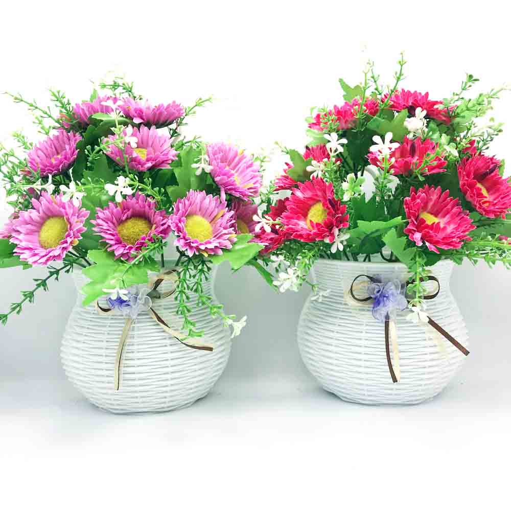 Jual Rangkaian Bunga Artificial dan Vas Tipe 2 | Shopee Indonesia