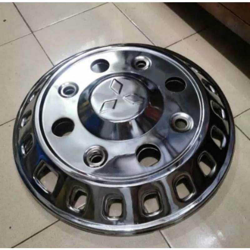 Jual Weldop Dop Roda Truk/Truck Ring 20 Lobang Baud 8 Logo Mitsubishi ...