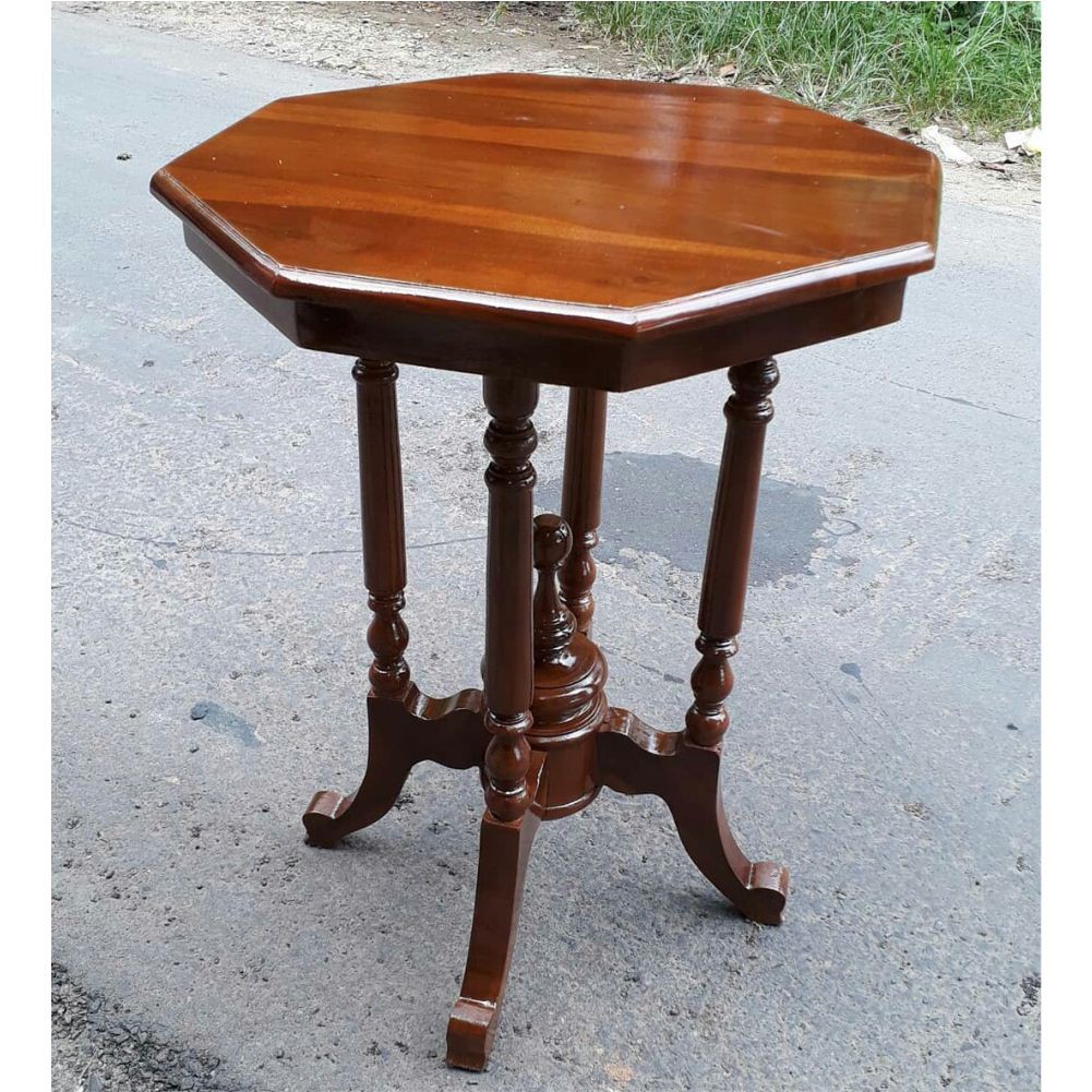 Jual MEJA SUDUT SEGI ENAM(HEXAGON) KAYU JATI MEJA TERAS FURNITURE MURAH ...