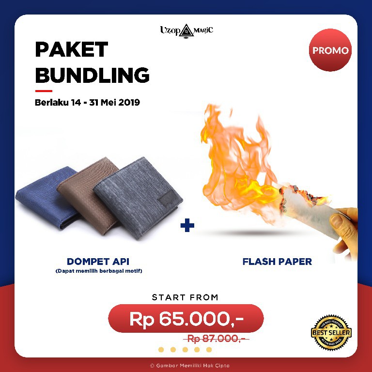 Jual Bundling Alat Sulap Dompet Api + Flash paper - Uzop MagicShop ... Jual Bundling Alat Sulap Dompet Api + Flash paper - Uzop MagicShop ...