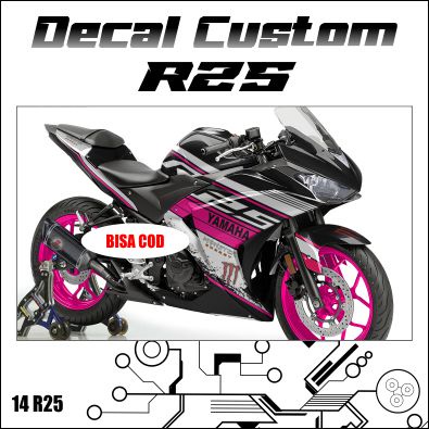 Jual Decal Sticker R25 Fullbody Orajet Desain Bebas Request | Shopee ...