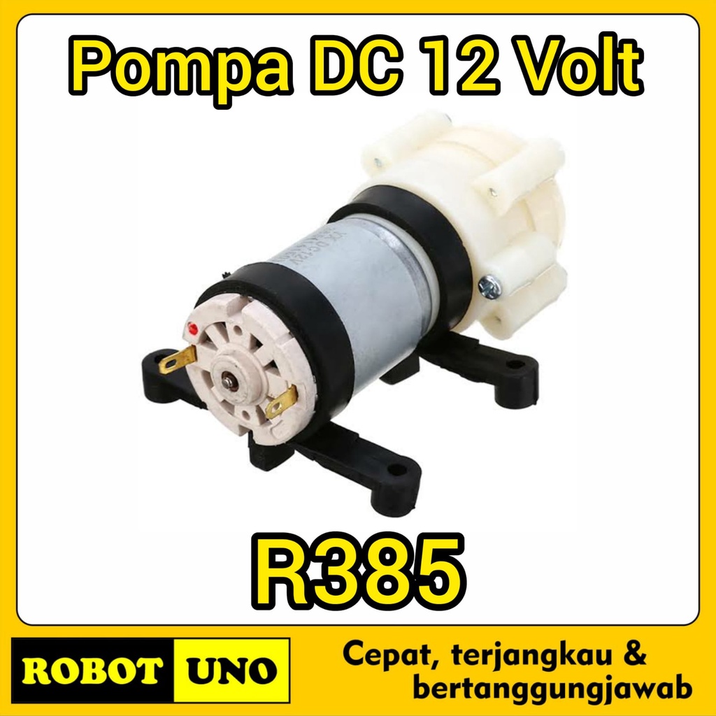 Jual Pompa 12V DC Air Mini Aquarium Fish Tank 12 V Water Pump 12V R385 ...