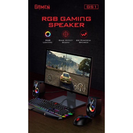 Jual SPEAKER GAMING GAMEN GS1 RGB GAMING SPEAKER GAMING ROBOT | Shopee ...