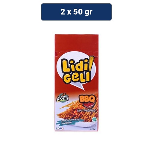 Jual Lidigeli Mie Lidi Rasa Barbeque 2 x 50 gr | Shopee Indonesia