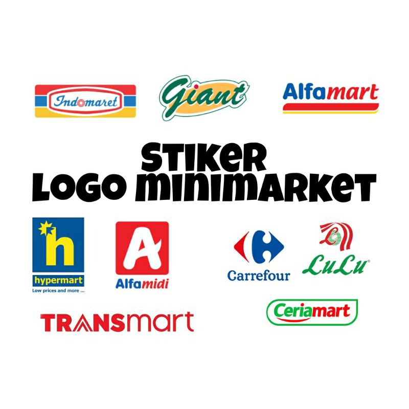 Jual Stiker Logo minimarket | Shopee Indonesia