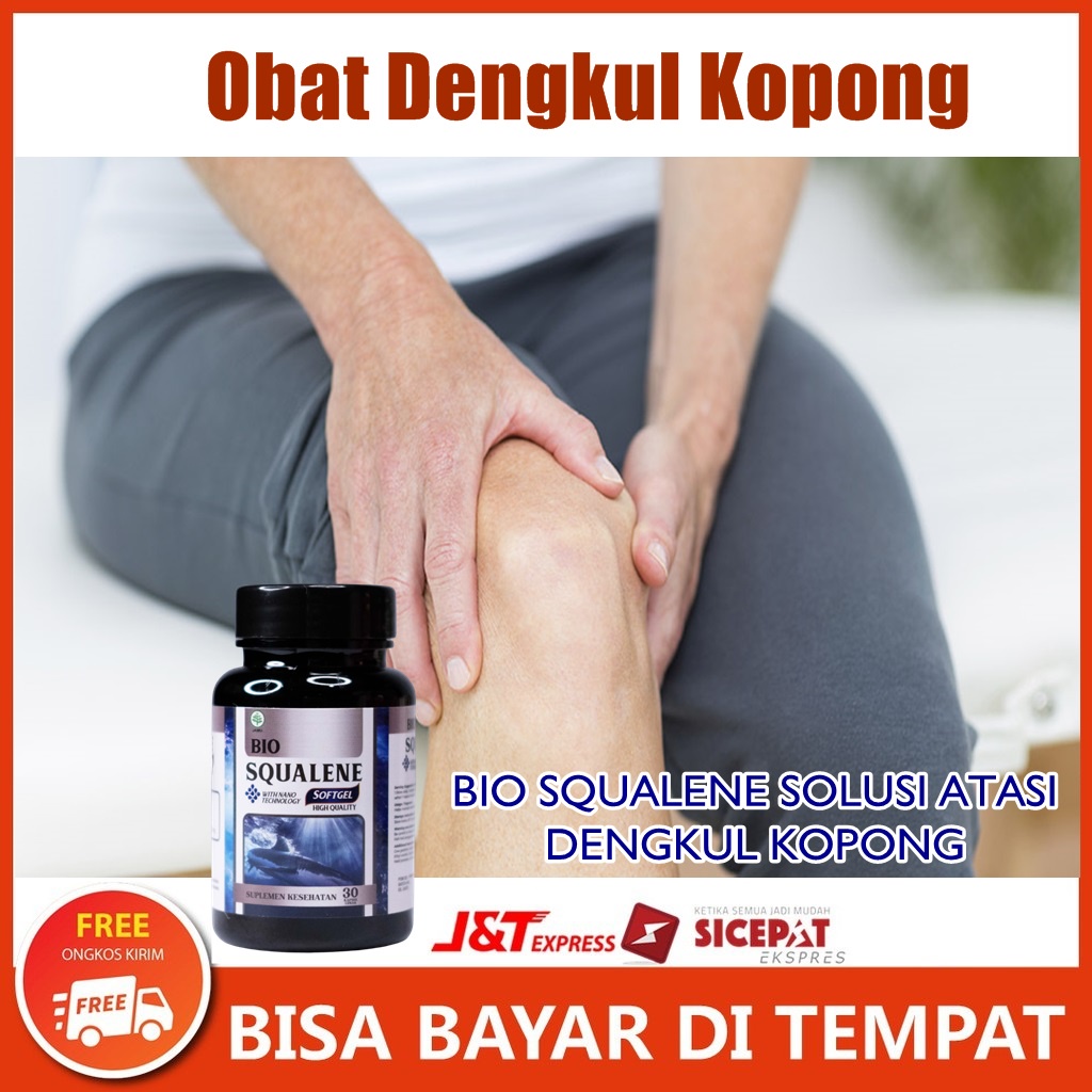 Jual BIO SQUALENE - Obat Dengkul Kopong, Lutut Sakit, Bunyi Kretek Pada ...