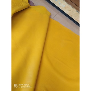 Jual Kulit Sapi asli Lembaran Jenis Milled / Motif Jeruk Warna Kuning ...