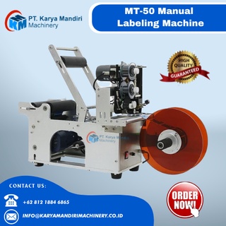 Jual Mesin Manual Labelling MT-50 Labeling Botol Tempel Sticker Hualian | Shopee Indonesia