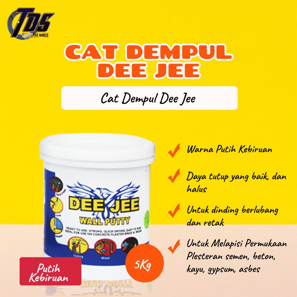 Jual Cat Dempul Tembok Wallputty 5Kg | Shopee Indonesia