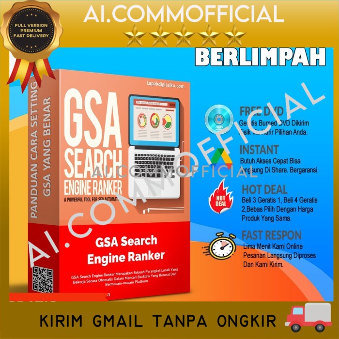Jual FULL Video Tutorial Belajar GSA SER Cara Melakukan Setting GSA ...