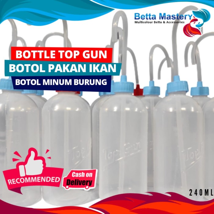 Jual promo Botol Pakan Ikan Cupang Botol Kutu Air Botol Ikan Cupang ...
