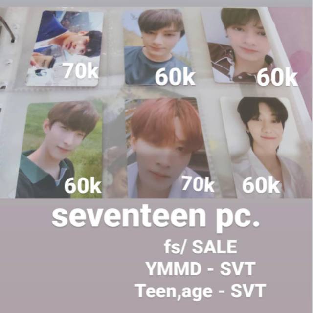 Jual Seventeen SVT official photocard PC dk the8 jun jeonghan sale teen age ymmd mingyu wonwoo ...