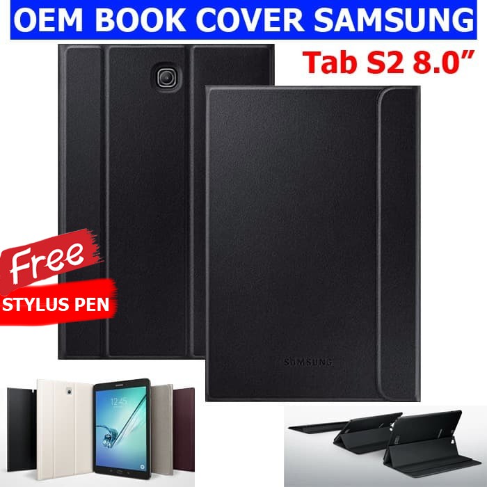 Jual Samsung Tab S2 S 2 8 Inch SM-T719Y T715Y Original OEM Bookcover Flip Book Cover Case Casing ...