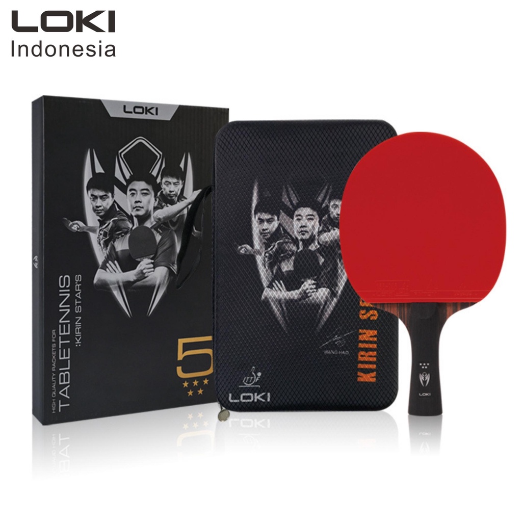 Jual LOKI K SERIES 5 Pingpong bat - Table tennis racket | Shopee Indonesia