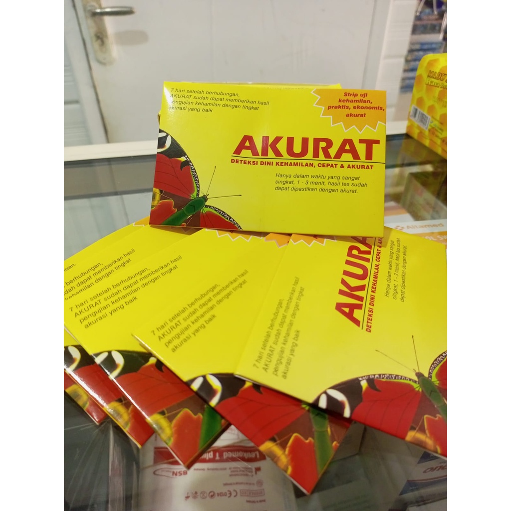 Jual AKURAT Test Pack Strip Uji Kehamilan, Praktis, Ekonomis, dan ...