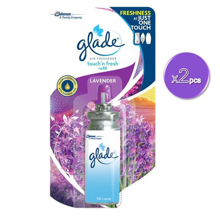 Jual Glade Touch'n Fresh Air Freshener Lavender Bullet Refill 9 gr x 2 ...