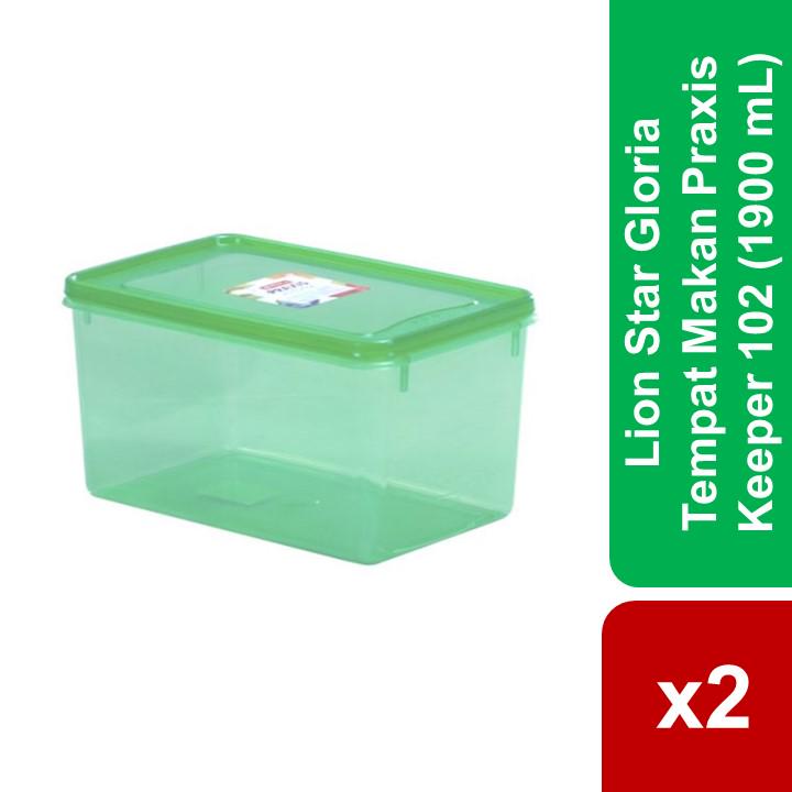 Jual Lion Star Gloria Tempat Makan Praxis Keeper 102 Hijau 1900 mL x 2 ...
