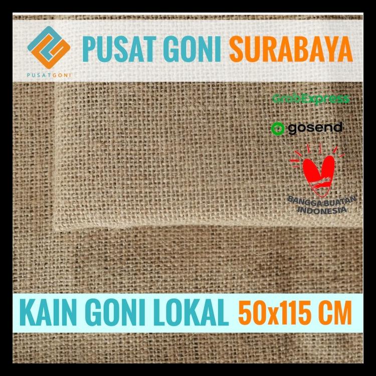 Jual Kain Goni 50Cm X 115Cm - Karung Goni Baru Lembaran - Bahan Craft ...