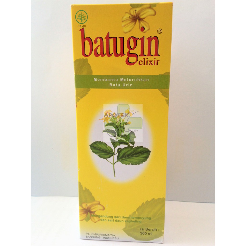 Jual Obat Herbal Ginjal Batugin Elixir 300 ml | Shopee Indonesia