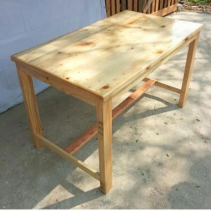 Jual Meja Kerja, Makan, Resto Ukuran 100X50X75 Dari Kayu Jati Belanda Elistamawarni | Shopee ...