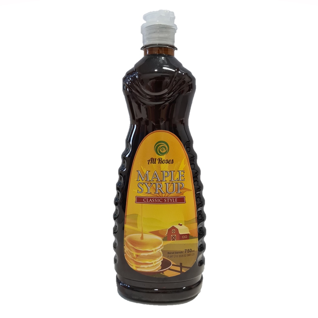 Jual All Roses Maple Syrup 750ml | Shopee Indonesia