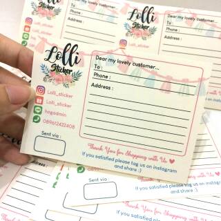 Jual Sticker Alamat / Label Alamat CUSTOM Label Pengiriman Stiker ...