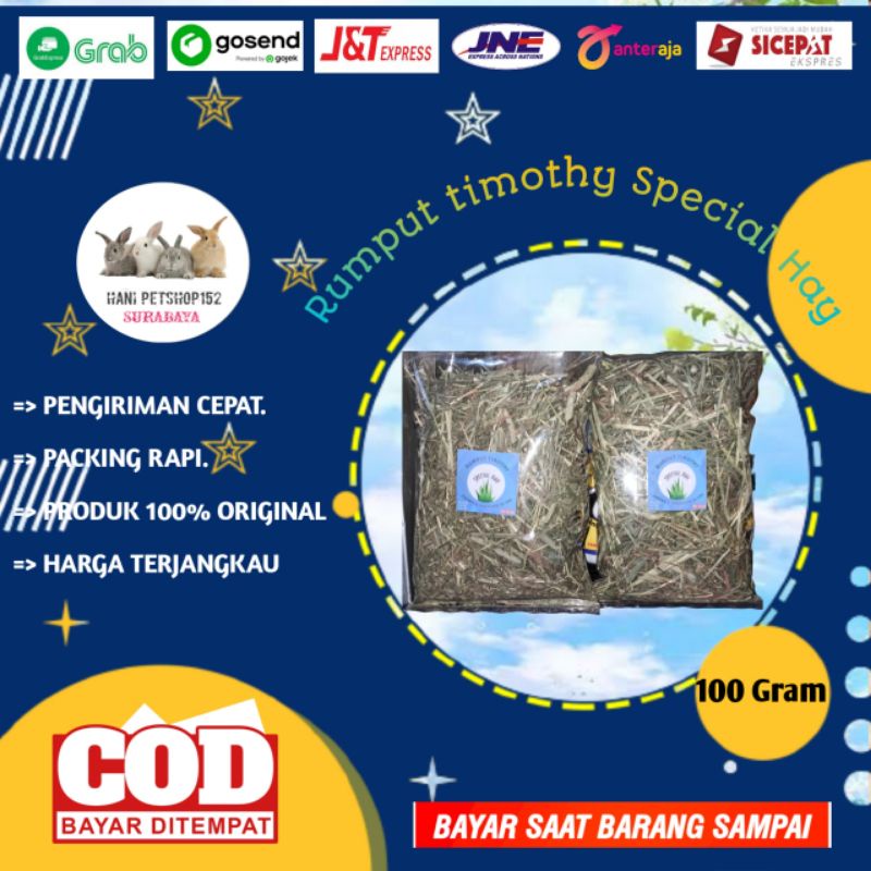 Jual RUMPUT TIMOTHY SPECIAL HAY REPACK 100GRAM | Shopee Indonesia