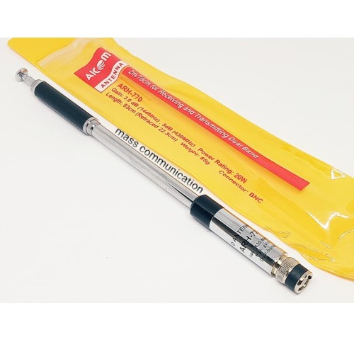 Jual ANTENA HT (HANDY TALKY) D ANTENNA ARH-770 DUAL BAND (BNC) | Shopee Indonesia
