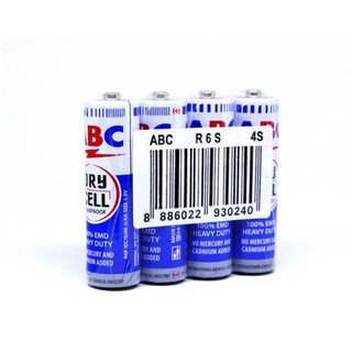 Jual ABC Battery Biru Kecil (R6P/AA) - ( 1 Set - 4 Pcs ) | Shopee Indonesia