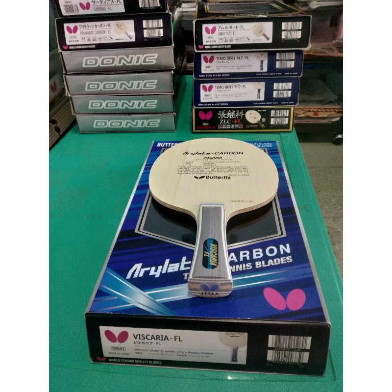 Jual Bet / Bat / Blade / Kayu / Pingpong / Tenis Meja Butterfly Viscaria - FL 100% Original ...