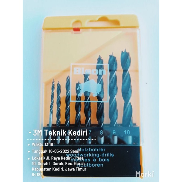 Jual MATA BOR KAYU SET 8PCS | MATA BOR KAYU TRIPLEX PVC PLASTIK 8PCS ...